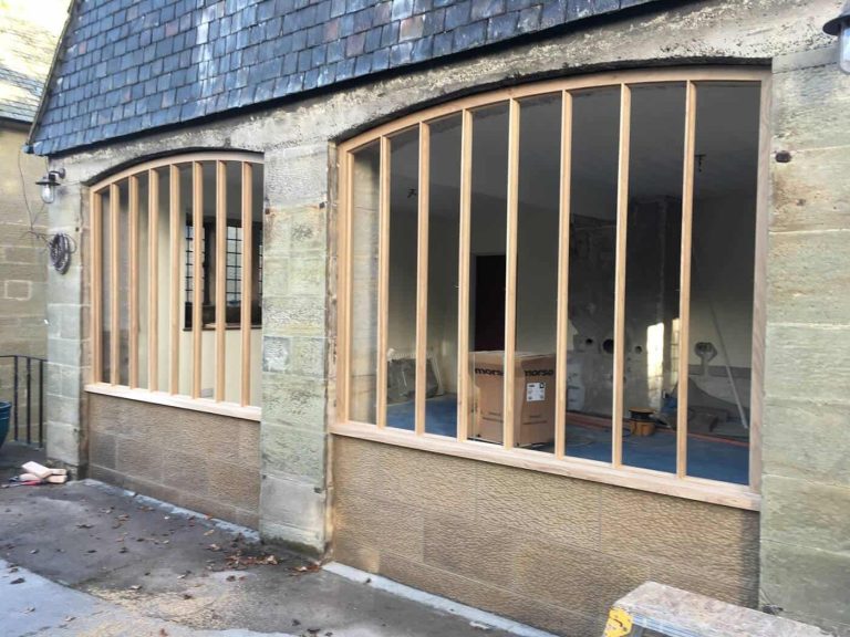 Sash window restoration Northumberland - Dummy sash windows